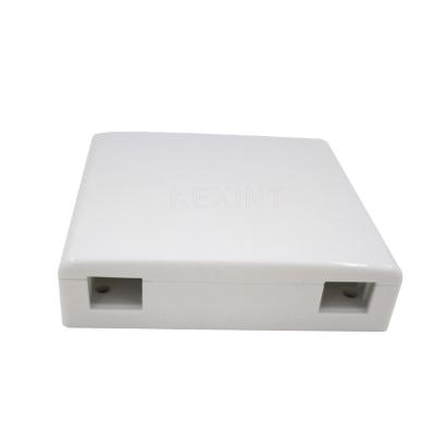 China KEXINT Desktop Fiber Optic Distribution Box 2 Ports ABS Material SC LC Connector for sale