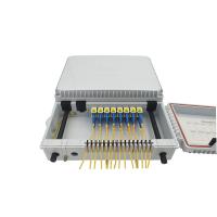 China KEXINT Fiber Optic Distribution Box IP65 16 Core 2 In 16 Out Terminal Box for sale