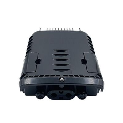China 2 In 2 Out Black PC ABS Fiber Optic Distribution Box KEXINT FTTH IP65 Waterproof for sale