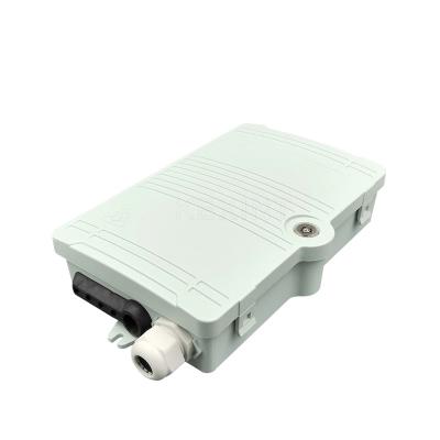 China KEXINT KXT-A-4B FTTH Fiber Optic Distribution Box White Outdoor Wall Mounting for sale