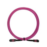 China G657A1 Fiber Optical Patch Cord 24 Cores Red Low Insertion Loss for sale