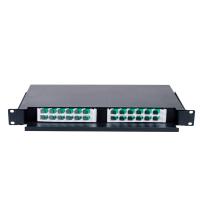 China 1U 19 Inch Rack Fiber Patch Panel ODF Cabinet Cold Rolled Steel for sale