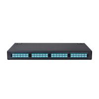 China 12/24 Fiber 8 Port Rack Fiber Patch Panel 24 Core MTP MPO Cassettes for sale