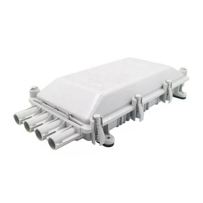 China 2 In 2 Out IP68 Waterproof FTTH Fiber Optic Splice Closure Customizable Wall Mounting for sale