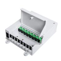 China ABS PC Material FTTH Indoor Wall Mounting 8 Port Fiber Optic Terminal Box KEXINT for sale