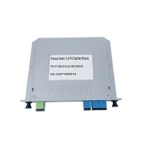 China 1x3 SC UPC LGX Single Mode Optical PLC Splitter Low Insertion Loss Small Size Card Type for sale
