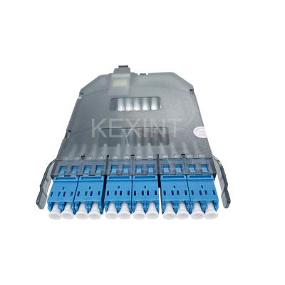China KEXINT Fiber Optic Modular MPO MTP Cassette 12 Fiber LC UPC Single Mode ABS Shell for sale