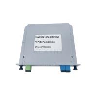 China KEXINT 1x2 Fiber Optical PLC Splitter SC/UPC Single Mode G657A1 FTTH LGX Card Type for sale