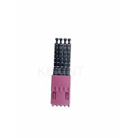China KEXINT ELiMENT MDC 4 Port Adapter Mmultimode Heather Violet With 4 Dust Plugs Match MDC Patch Cord for sale