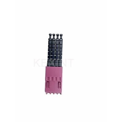 China KEXINT ELiMENT MDC 4 Port Adapter Mmultimode Heather Violet With 4 Dust Plugs Match MDC Patch Cord for sale