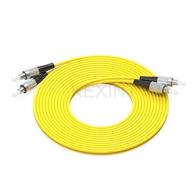 China KEXINT FC/UPC-FC/UPC LSZH 3.0MM Single Mode G657A1 Duplex 3M Fiber Optic Patch Cord for sale
