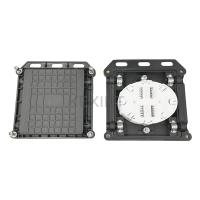 China KEXINT 12 24 Core 2 Enter 2 Out IP66 Waterproof Wall Hanging Overhead Direct Buried Fiber Optic Splice Closure for sale