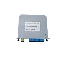 China KEXINT FTTH Single Mode 1x6 LGX Card Type SC UPC Connecter G657A1 Fiber Optical PLC Splitter for sale