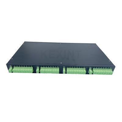 China KEXINT 4 X 8 SC APC Fiber Optic PLC Splitter 1U ODF 19 Inch Rack Fiber Optic Patch Panel for sale