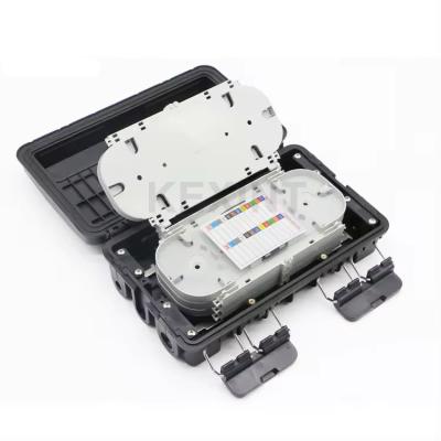 China KEXINT FTTH IP68 Waterproof Aerial Type 3 In 3 Out 96 Core Fiber Optic Splice Closure for sale