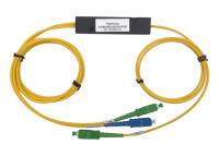China FWDM 1*2 1m, 3.0,SC/UPC DATA:1310nm,1490nm, SC/APC COM,TV 1550nm Isolation 55bB for sale