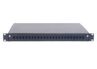 China 1U 24 Ports SC ODF Optical Rack Fiber Patch Panel 19 Inch Pull-out Type for sale