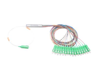 China 13.8 Loss SC APC Splitter Fiber To The Home 0.9mm G657A1 Hytrel Colored for sale