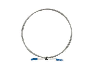 China Network SM Fiber Optic Patch Cord LC UPC 1 3 Meters Armored Metal Jacket for sale