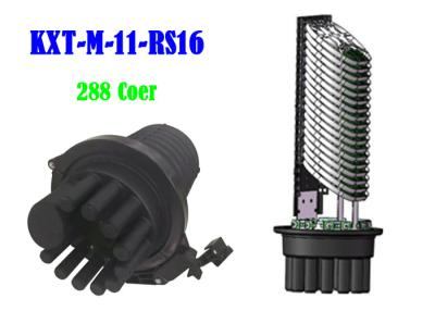China 288 Core MPP Dome Fiber Optic Splice Closure 5 In 6 Out Cable Ports Inlet Outlet for sale