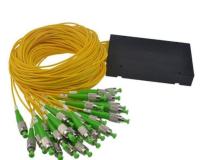 China 1m 1X64 ABS Fiber Optic PLC Splitter FC APC FC UPC Connector GPON EPON for sale