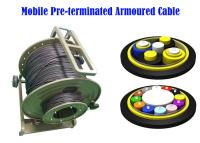 China PDLC ODC ODVA  Fiber Optic Armoured Cable Remote Radio Head cell Tower 7.0mm BBU RRU Non-metal for sale