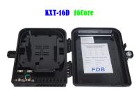 China Black Fiber Optic Distribution Box , Fiber Optic Enclosures Wall Mount for sale