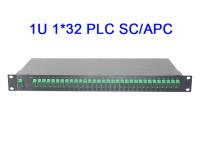 China 1U 1x32 Fiber Optical PLC Splitter Module Rack Mount Digital Low insertion loss for sale