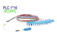 China Powered FTTH Passive Fiber Optic Splitter UPC 0.9mm 55 DB Return Loss for sale