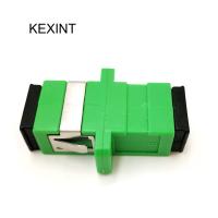 China SC APC Green Fiber Optic Adaptor Simplex Optical Distribution Frames Suit for sale