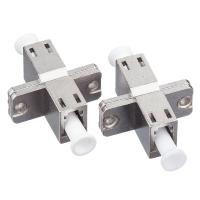China Telecommunication FC To SC Fiber Adapter Aux Connections Type Saving Panel Space for sale