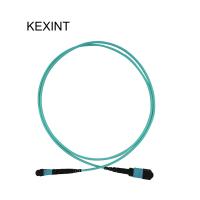 China 100G 24 MTP MPO Fiber Optic Cable Patch Cord 3M OM4 24 Core for sale