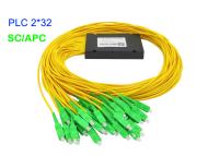 China ABS Box Fiber Optic PLC Splitter 3.0mm G657A1 SC/APC 17.2dB Insertion Loss G657A1 for sale