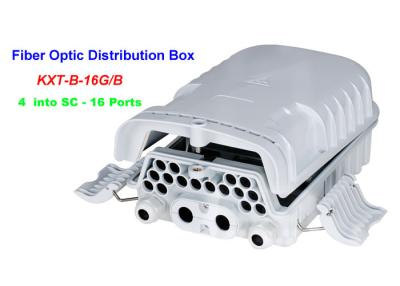 China 16 ~ 96 Cores FTTH Fiber Optic Distribution Box 4 into SC 16 Ports Wall mounting Holding pole for sale