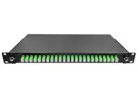 China 24 Ports SC/APC ODF Rack Fiber Patch Panel 1U 19 Inch Standard Frame Type Pull - Out for sale