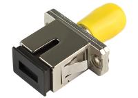 China SC Female to ST Female Fiber Optic Adapters Duplex Single Mode To Multimode Adapter for sale