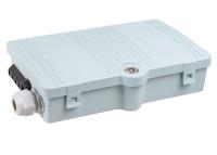 China FTTH Splitter Fiber Optical Distribution Box 4 Cores PC ABS Material Wall Mounted for sale