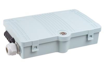 China FTTH Splitter Fiber Optical Distribution Box 4 Cores PC ABS Material Wall Mounted for sale