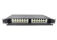 China Network 1U Rack Fiber Patch Panel 24 Port Drawer Type Terminal Rack Mount for sale