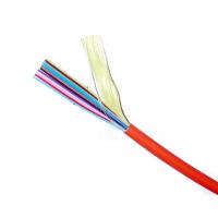 China GJFJV Indoor Multimode Fiber Optic Cable FTTH 4 6 8 12 Core for sale