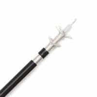 China RG214 50 Ohm Coaxial Cable 10.8mm Silver Plated Copper Conductor PE Insulation for sale