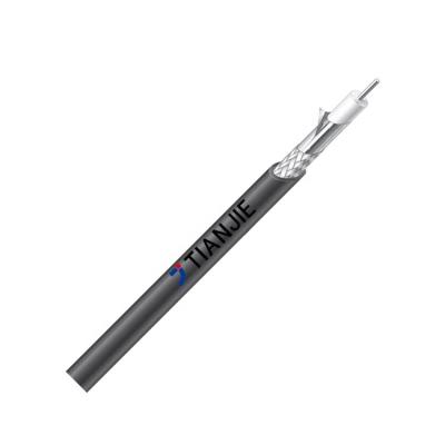 China RG59 20AWG Coaxial Cable 95% Bare Copper Braid for CCTV Signal Transmission for sale