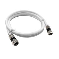 China 75 Ohm Coaxial Power Cable RG6 18AWG CCS Conductor Black PVC Jacket for Communication for sale