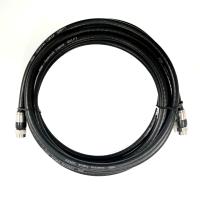 China 75 Ohm Coaxial Power Cable RG6 18AWG CCS Conductor Black PVC Jacket for Communication for sale