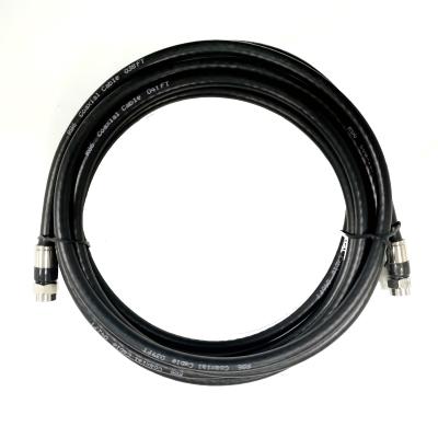 China 75 Ohm Coaxial Power Cable RG6 18AWG CCS Conductor Black PVC Jacket for Communication for sale