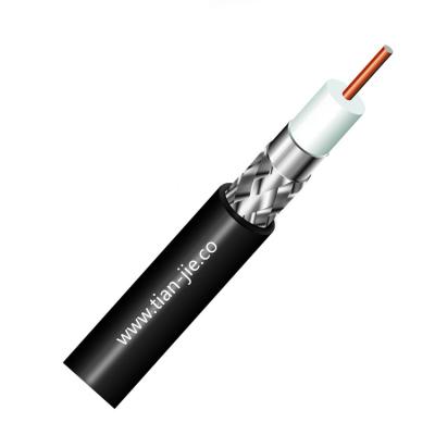 China RG59 20AWG CCS/BC Dual Shielded Coaxial Cable FPE Insulation 305m 1000ft for sale