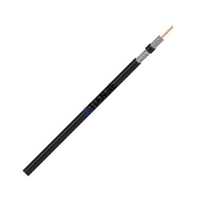 China 20AWG CCS/BC Dual Shielded RG59 Coaxial Cable FPE Insulation 305m for sale