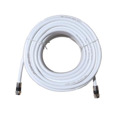 China AWG18 Bare Copper Coaxial Power Cable FPE Insulation PVC Jacket RG6 75 Ohm for sale