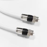 China AWG18 Bare Copper Coaxial Power Cable FPE Insulation PVC Jacket RG6 75 Ohm for sale