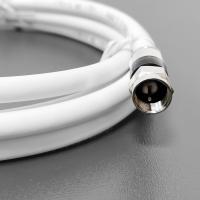 China CCS Quad Shielded RG6 Coaxial Cable 75 Ohm FPE Insulation PVC Jacket 305m for sale